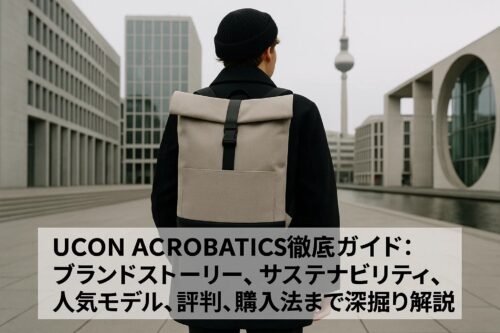 UCON ACROBATICS徹底ガイド：ブランドストーリー、サステナビリティ、人気モデル、評判、購入法まで深掘り解説 | BAG/PACK